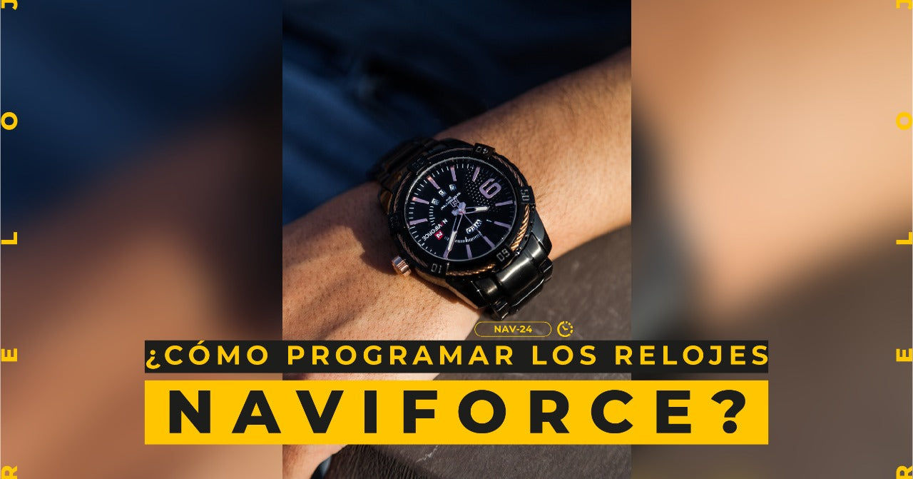 ¿cómo programar los relojes Naviforce? | Hora-alarma-fecha- Clock Perú ...