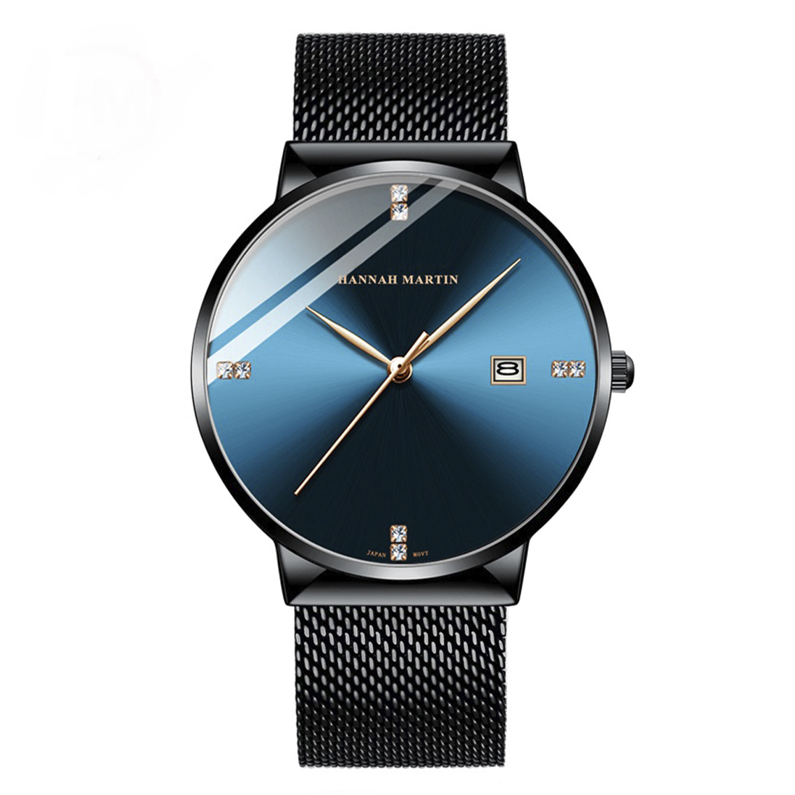 Reloj Hannah Martin HM-901 Azul Negro para Hombre - Envíos a Colombia ...